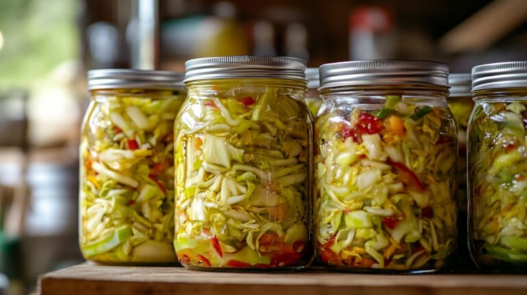 Quick & Spicy Pickled Cabbage with Jalapenos - Veggie Food Recipes
