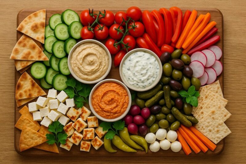 Vegetarian Mezze Platter Ideas for Your Next Party - Veggie Food Recipes
